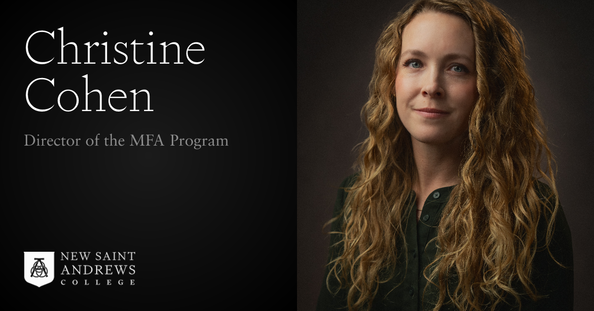 Christine Cohen | New Saint Andrews College | Classical Christian ...