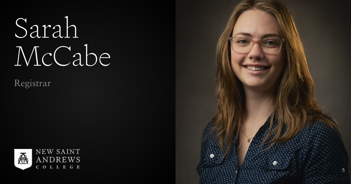 Sarah McCabe | New Saint Andrews College | Classical Christian College ...